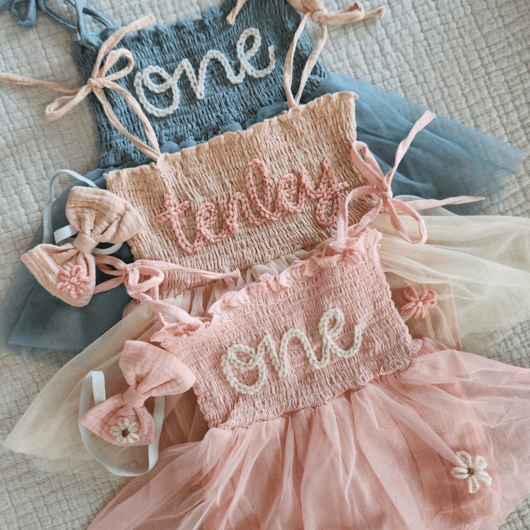 Custom Name Hand Embroidered TuTu – CGLaneCo